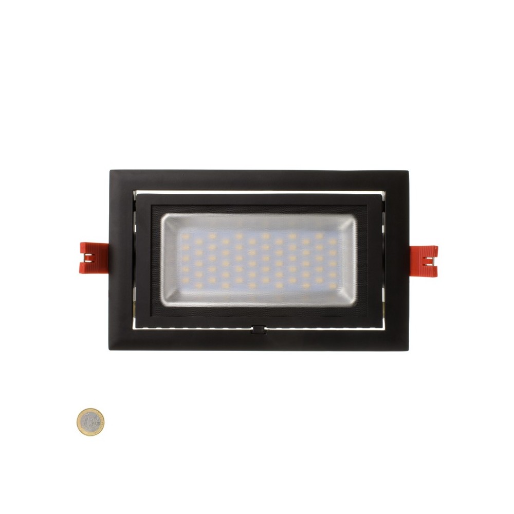 Projecteur LED Samsung 120lm/W Orientable Rectangulaire 28W Noir LIFUD