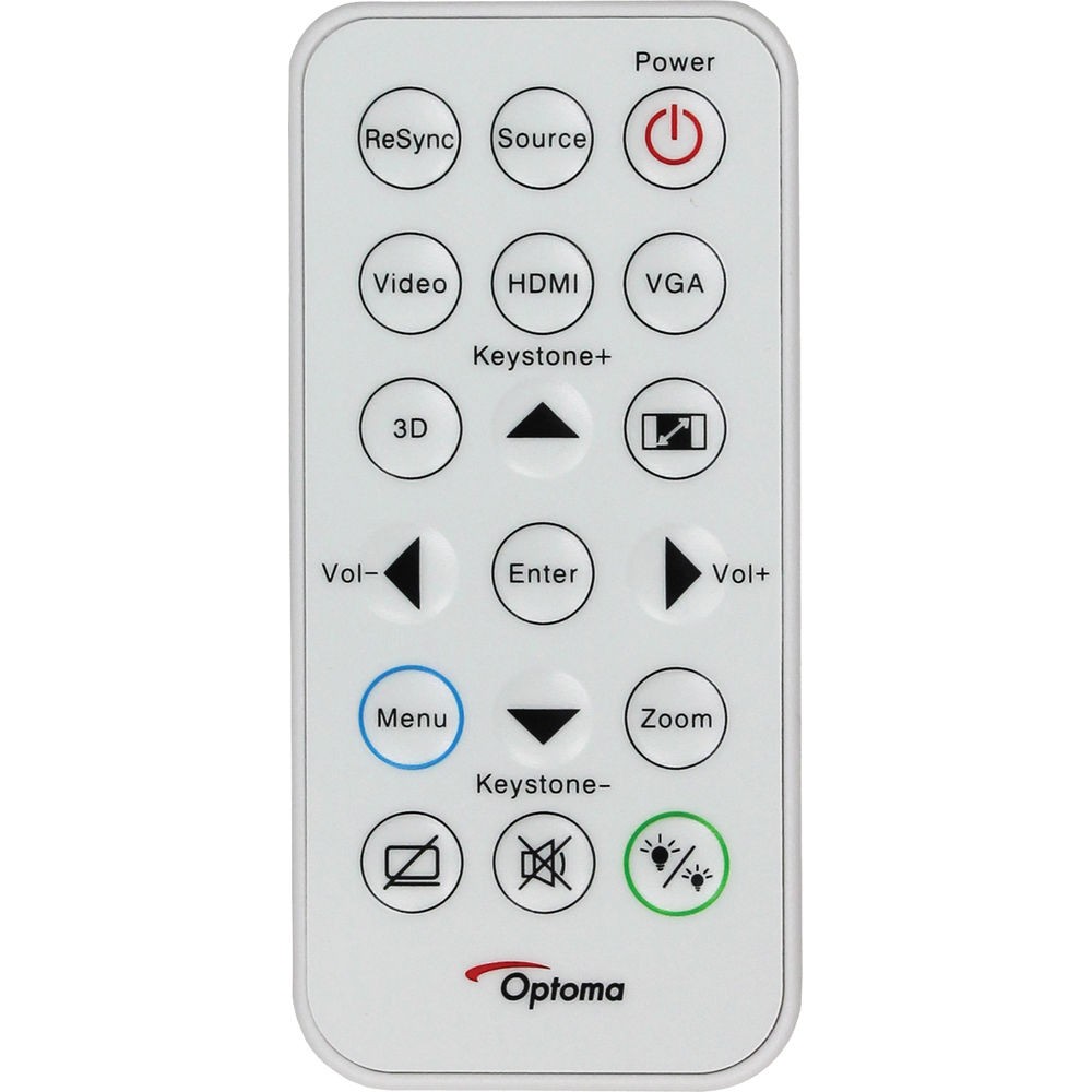 Telecommande OPTOMA S316 W312
