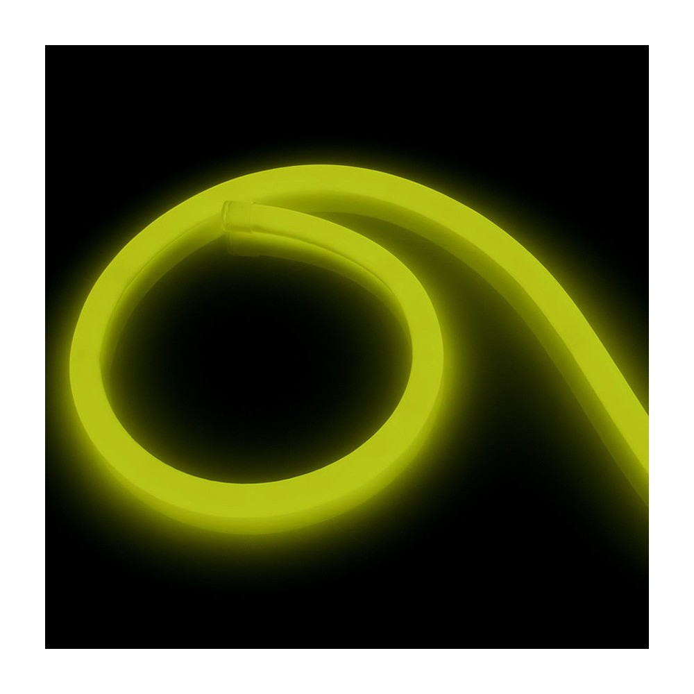 Néon LED Flexible 360 Rond 120 LED/m 220V AC Jaune