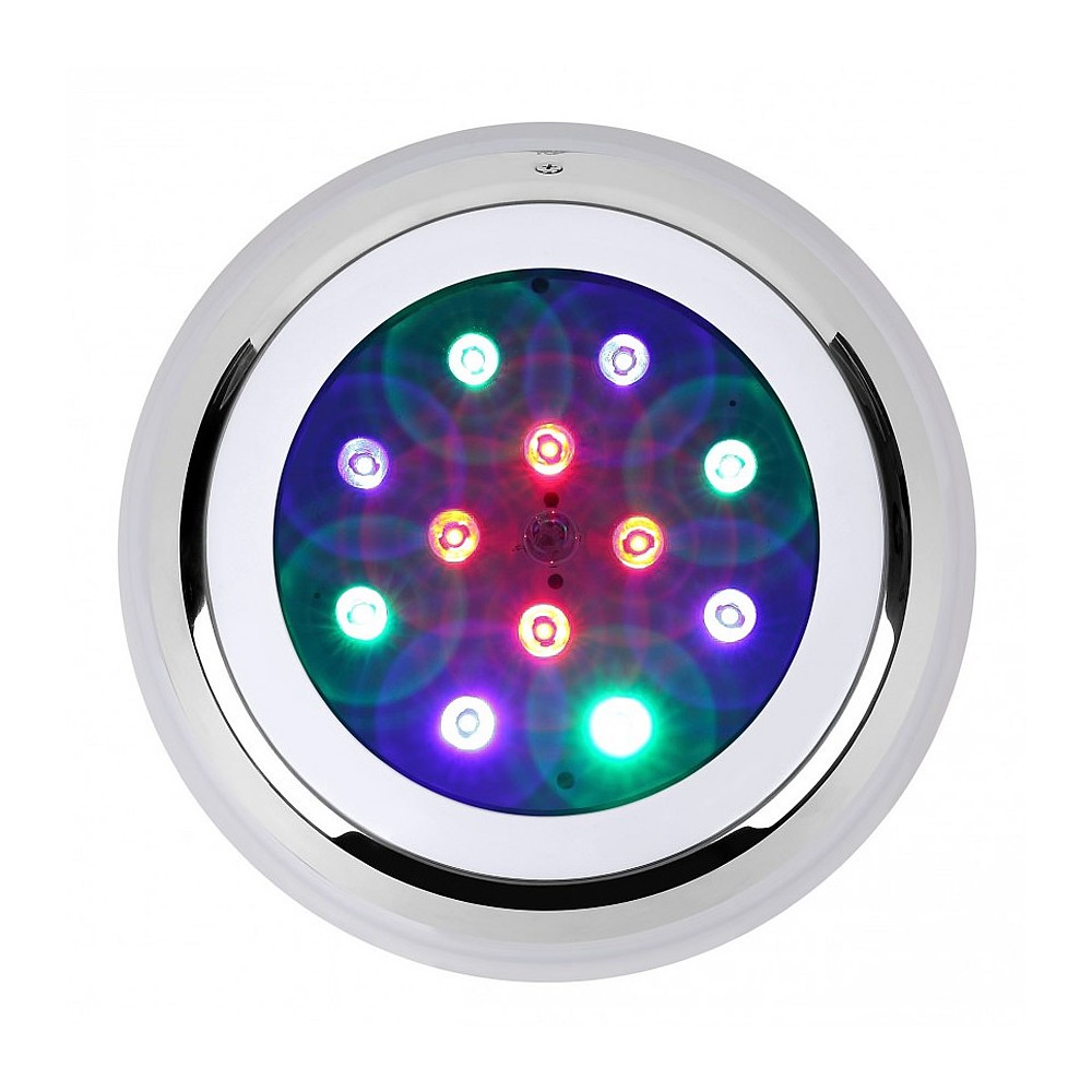 Spot LED piscine en saillie RGBW 24W Eclairage Piscine