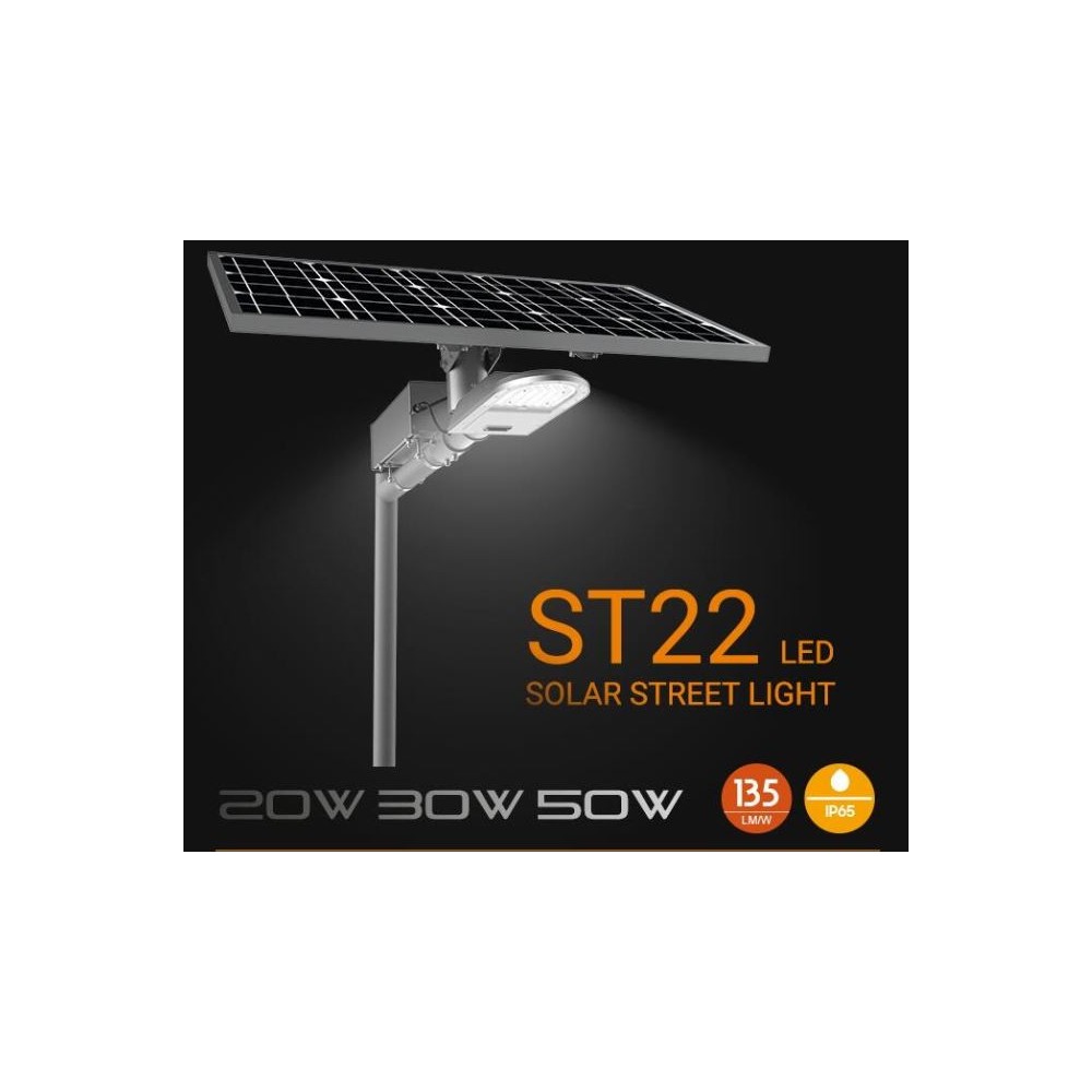 Lampadaire LED Solaire de rue