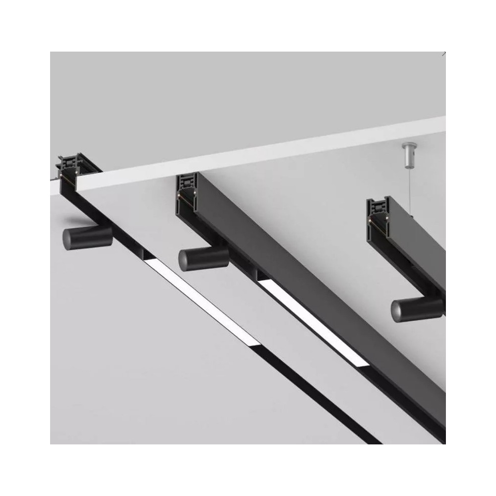 Rail Magnétique Monophasé 20mm en Saillie 48V 2m