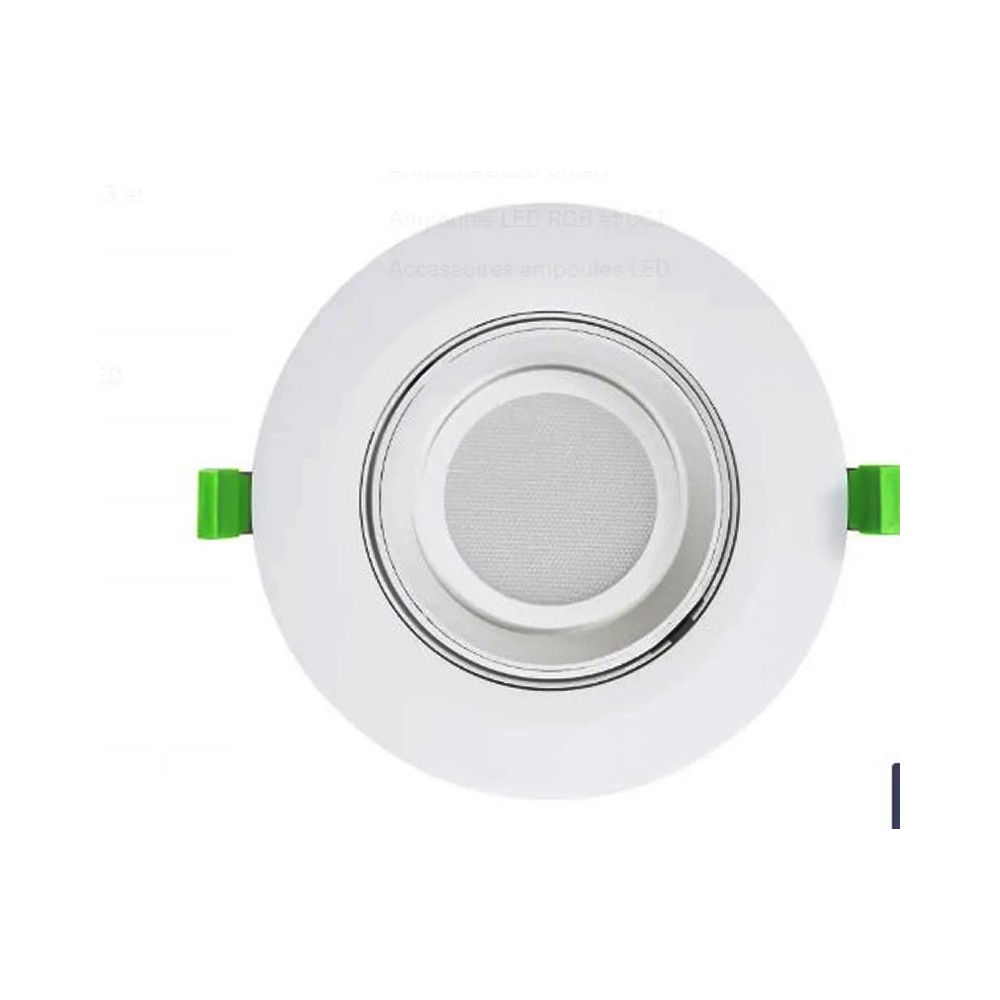 Projecteur LED Orientable Rond 24W 120lm/W OSRAM Blanc LIFUD No Flicker