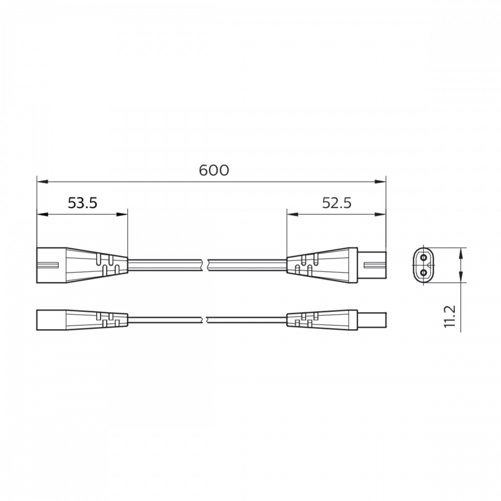 Réglette LED PHILIPS 5W Ledinaire Batten 30cm Raccordable BN021C
