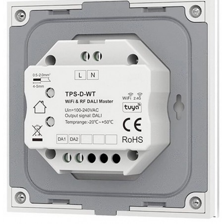 Contrôleur Variateur DALI Master Mural Tactile WiFi/RF