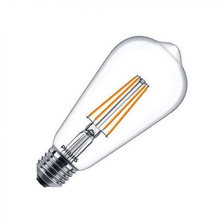Ampoule LED E27 ST64 Filament Philips CLA 7W Ampoule Design