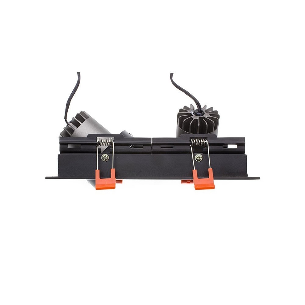 Spot LED Madison Orientable CREE-COB 2x10W Noir Spot LED orientable